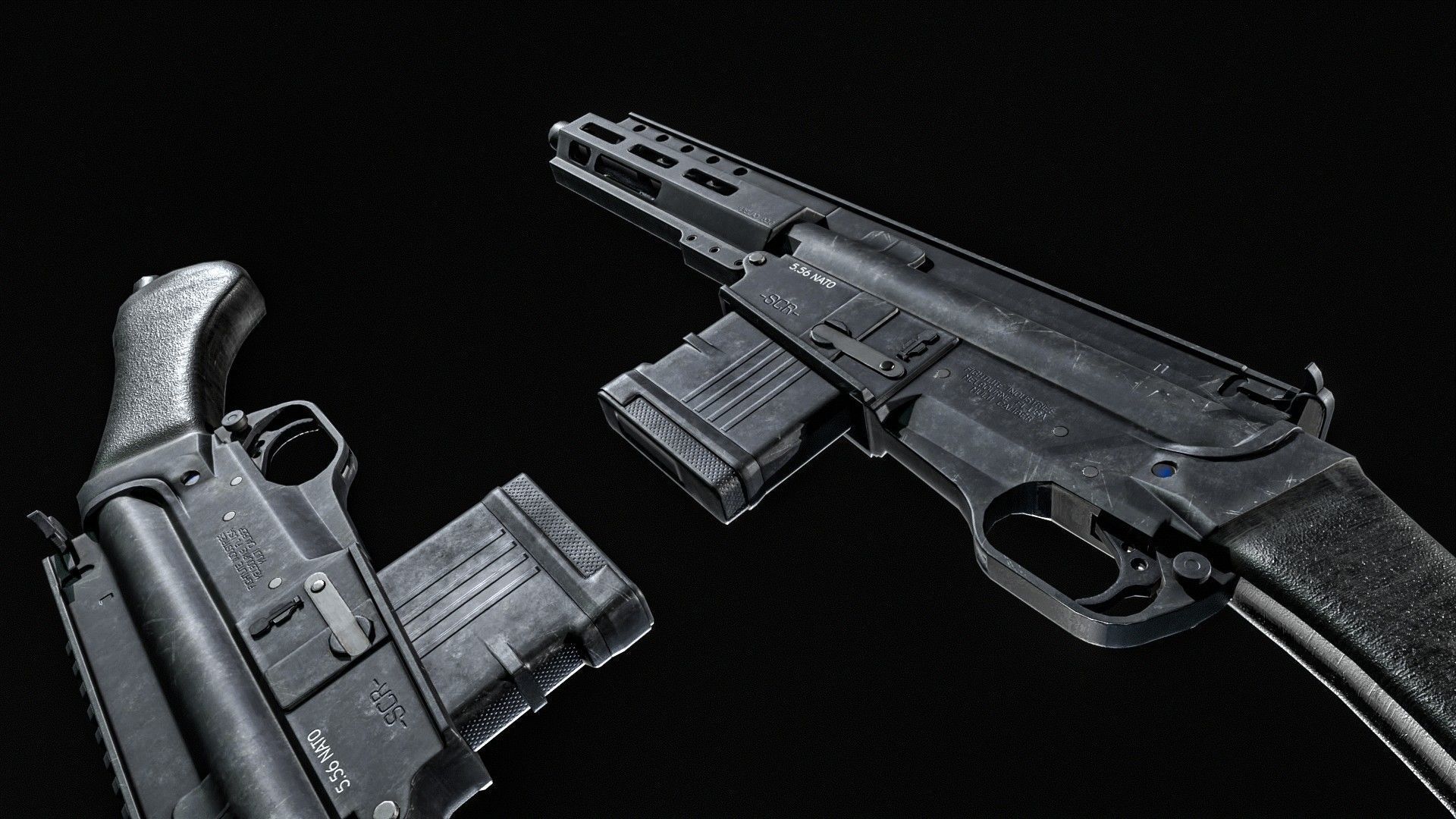 3D model SCR RAIDER PISTOL VR / AR / low-poly | CGTrader