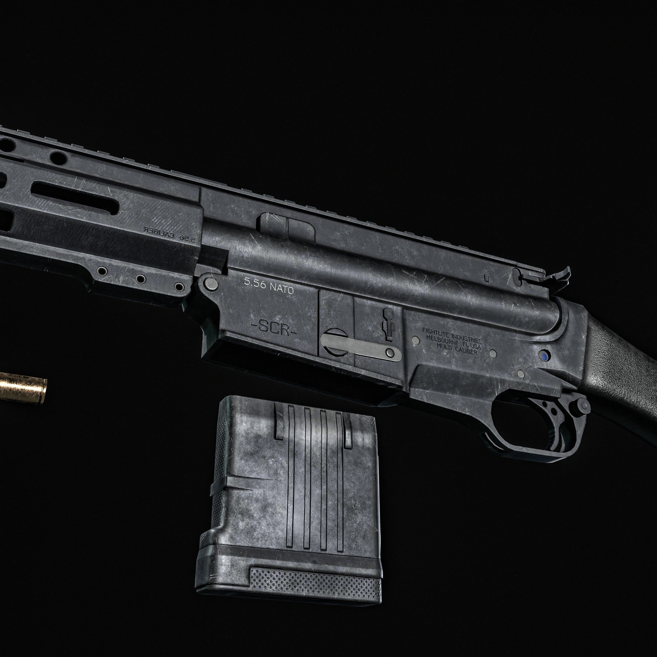 3D model SCR RAIDER PISTOL VR / AR / low-poly | CGTrader