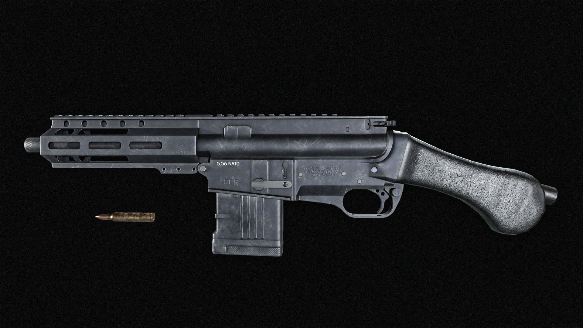 3D model SCR RAIDER PISTOL VR / AR / low-poly | CGTrader