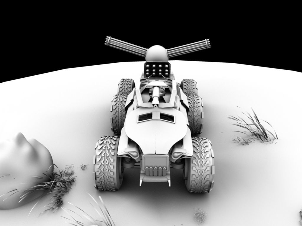 3D model Goliath - Future Heavy Armor Vehicle VR / AR / low-poly | CGTrader