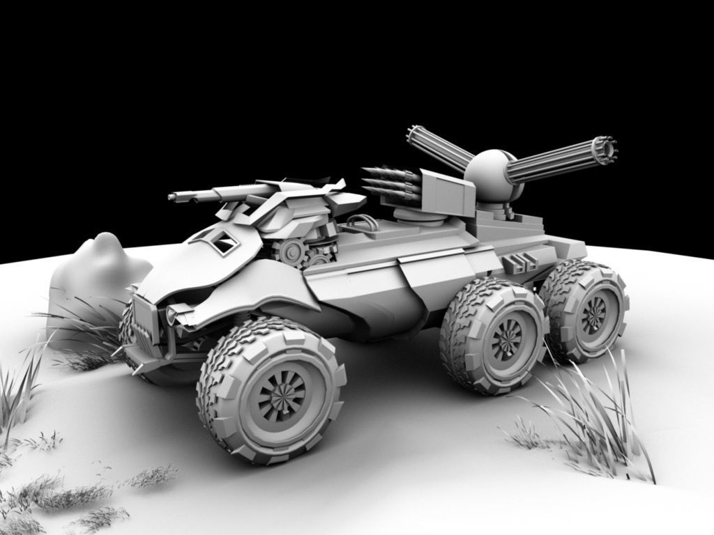 3D model Goliath - Future Heavy Armor Vehicle VR / AR / low-poly | CGTrader