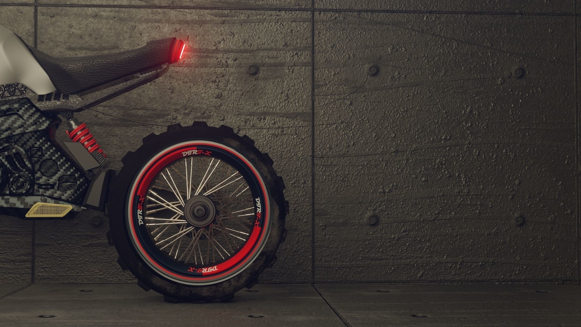 Dirt bike concept 3D model | CGTrader