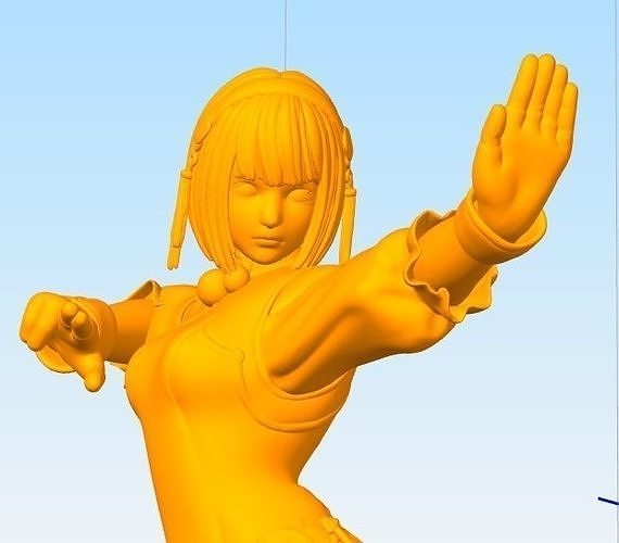 athena king of fighters 3D model 3D printable | CGTrader