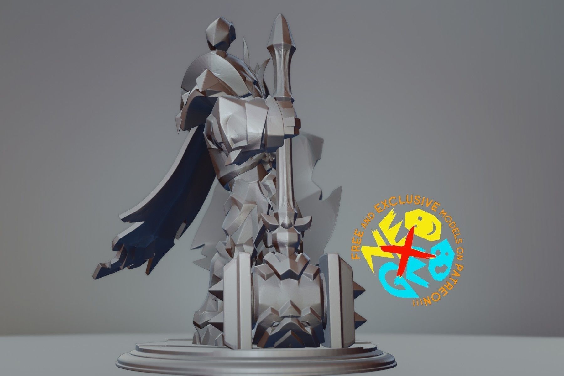 TIGREAL FALLEN GUARD - MOBILE LEGENDS free 3D model 3D printable | CGTrader