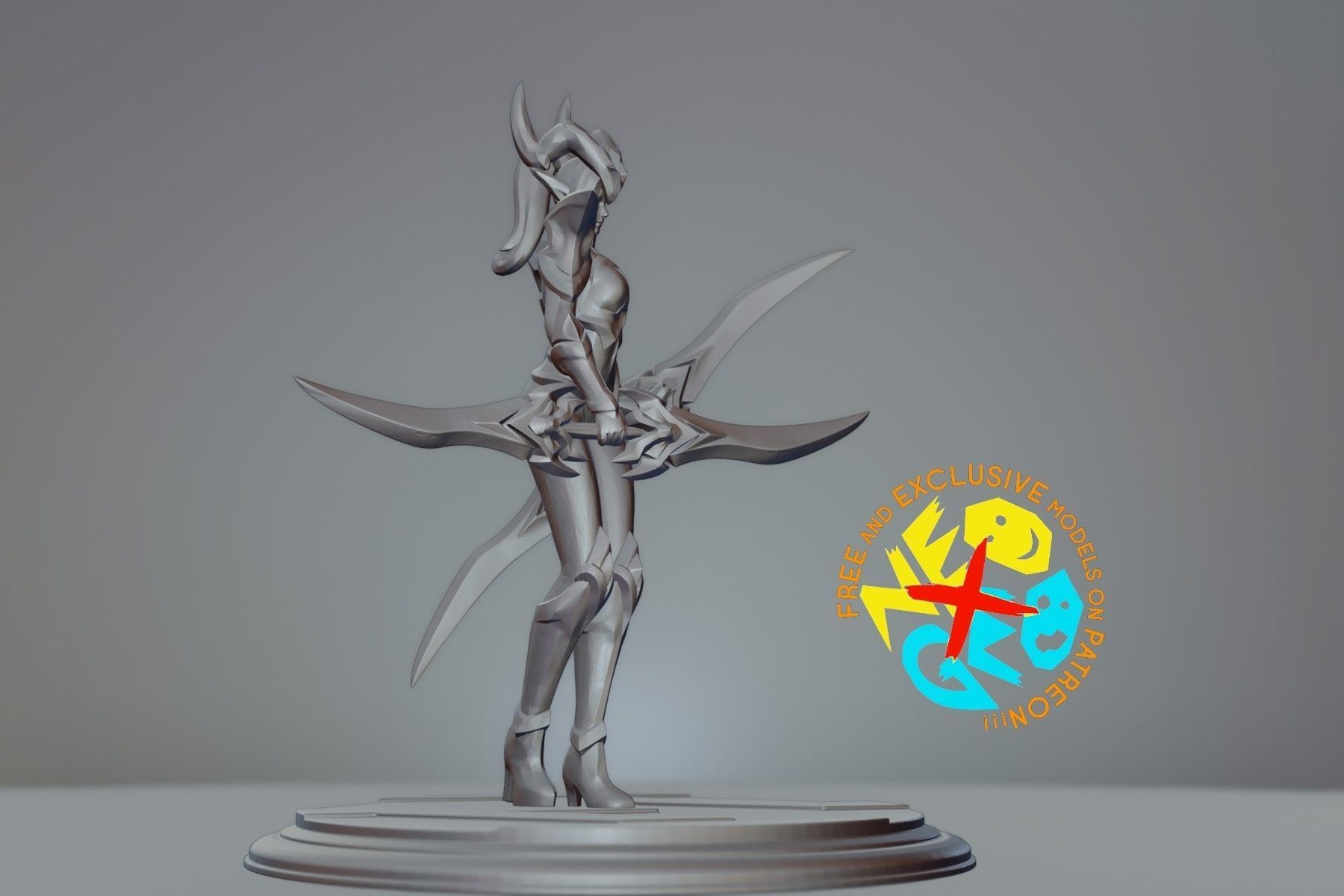 KARINA BLOOD MOON - MOBILE LEGENDS 3D model 3D printable | CGTrader