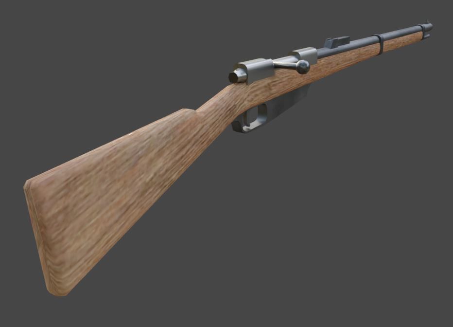 Gewehr 88 bolt action rifle free VR / AR / low-poly 3D model | CGTrader