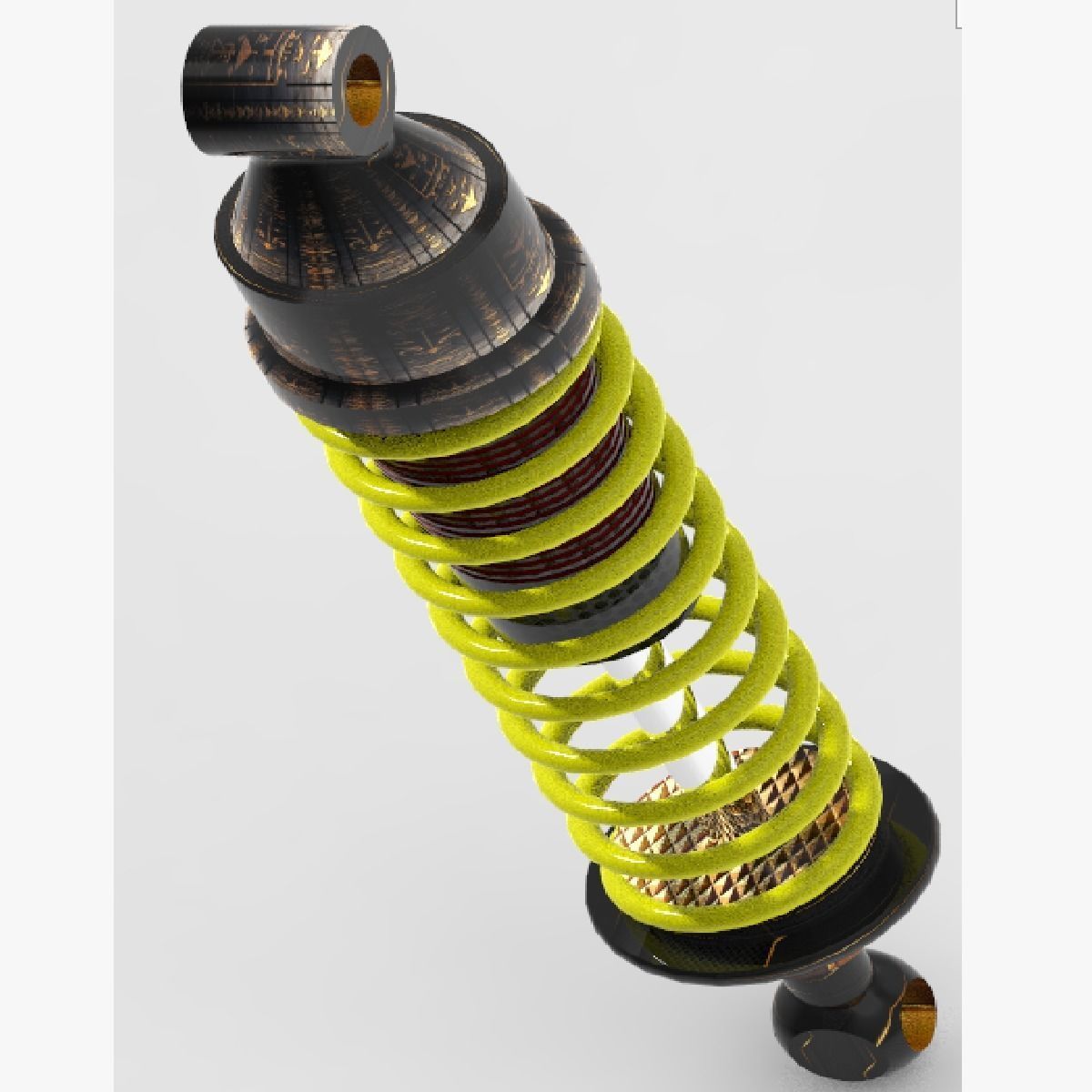 Shock absorber shock absorbing 3d printer free 3D model | CGTrader