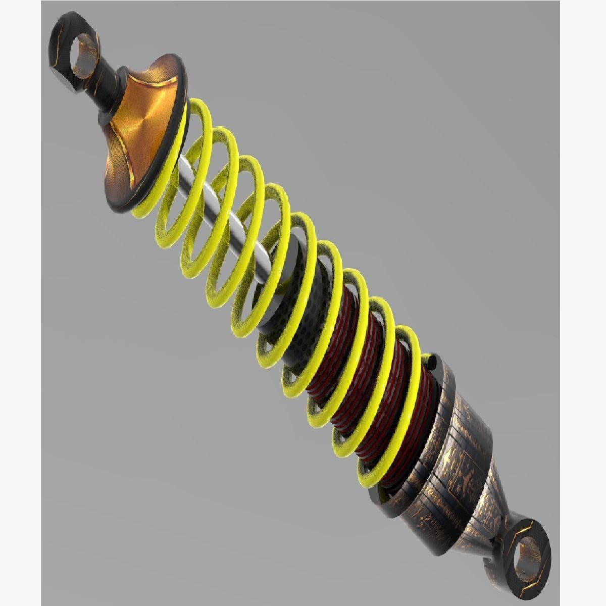 Shock absorber shock absorbing 3d printer free 3D model | CGTrader