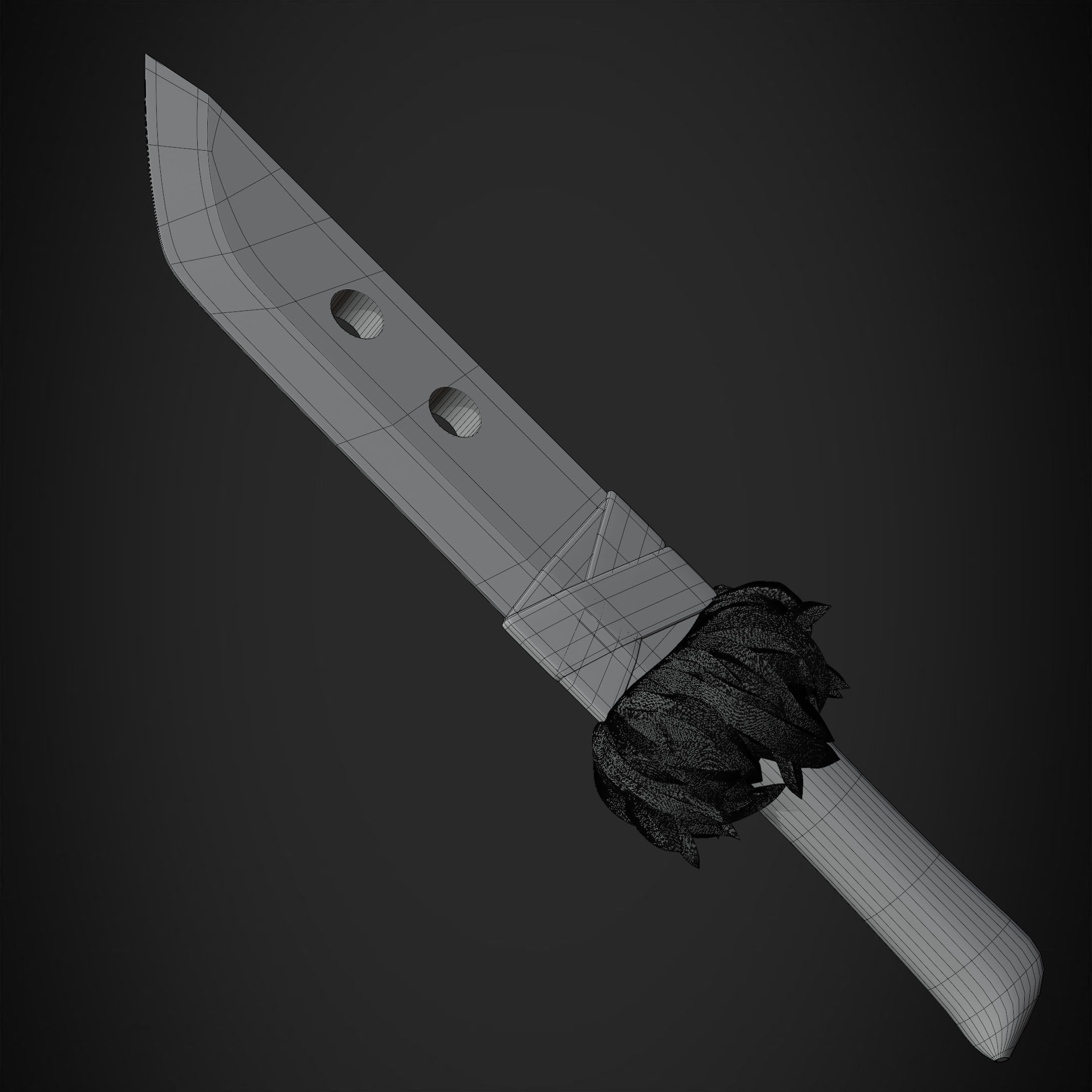 Jujutsu Kaisen Slaughter Demon Blade for Cosplay 3D model 3D printable ...
