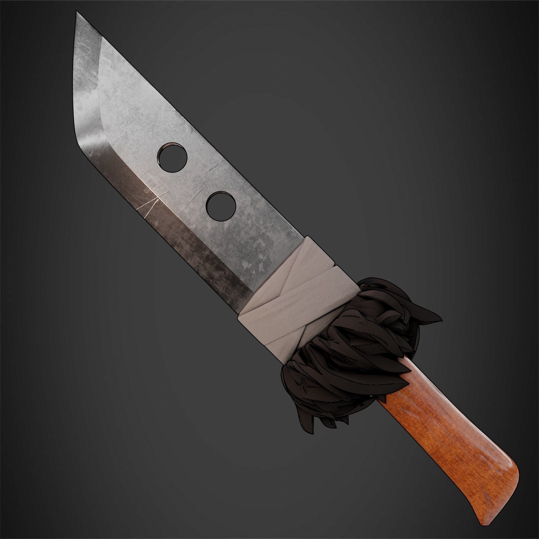 Jujutsu Kaisen Slaughter Demon Blade for Cosplay 3D model 3D printable ...