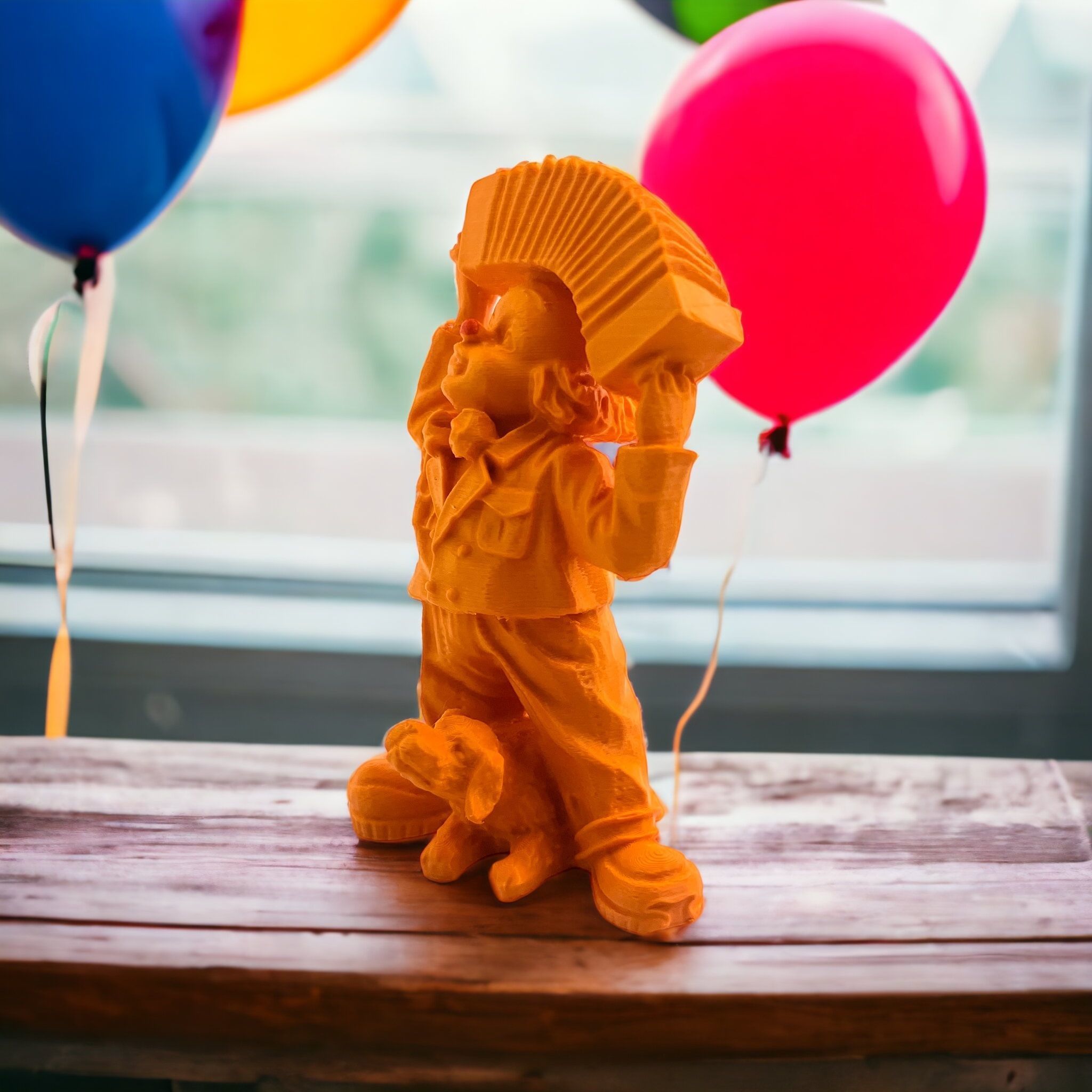 Accordion clown 3d print 3D model 3D printable | CGTrader