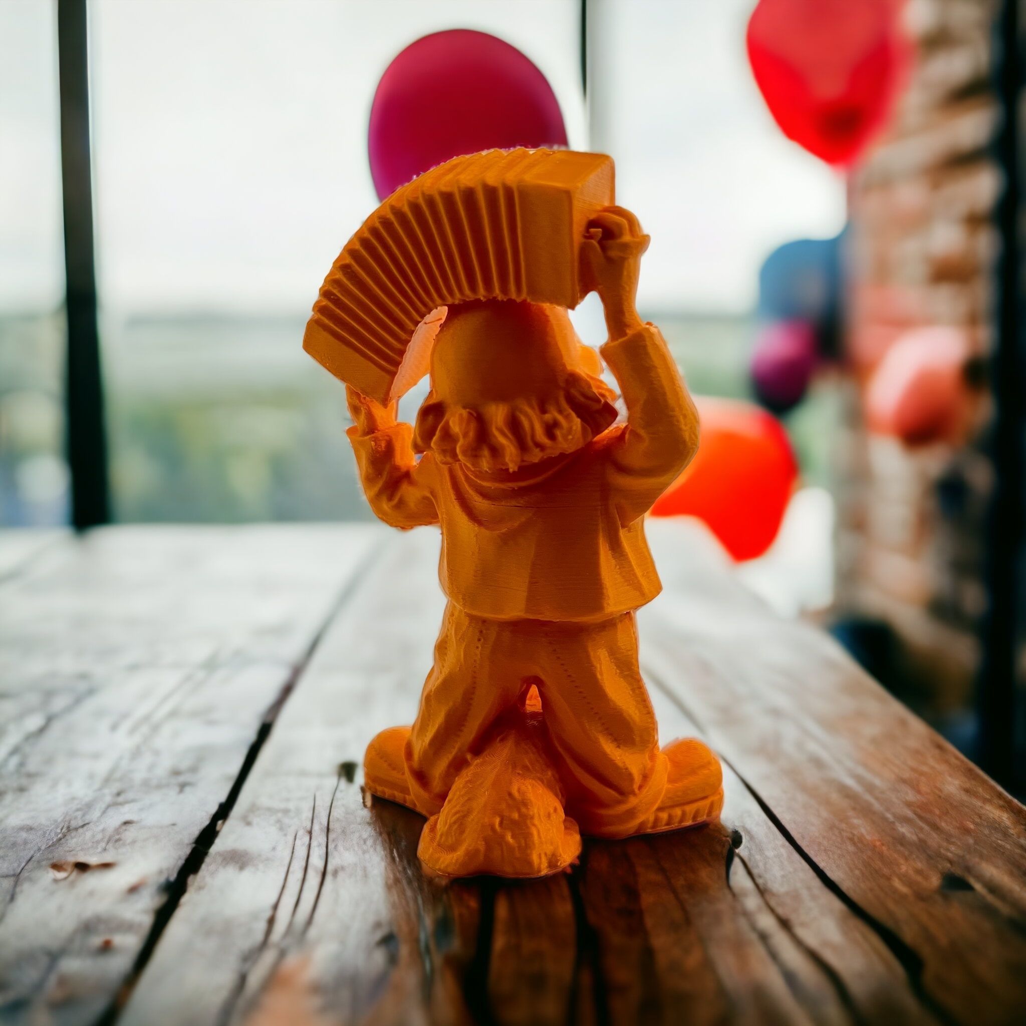 Accordion clown 3d print 3D model 3D printable | CGTrader