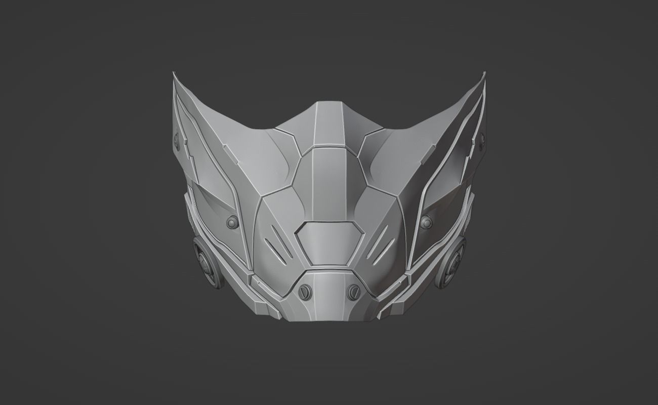 Reptile mask from MK1 - Luzirkan Battle Mask 3D model 3D printable ...