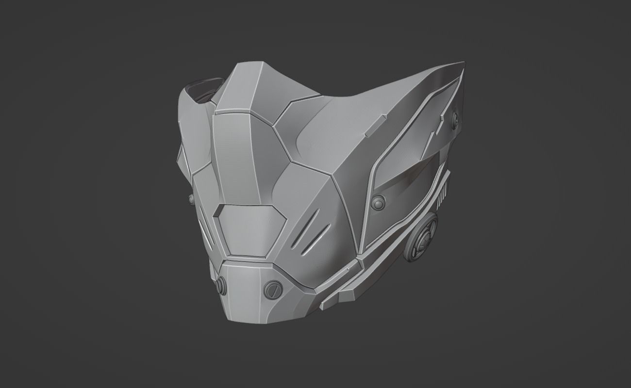 Reptile mask from MK1 - Luzirkan Battle Mask 3D model 3D printable ...