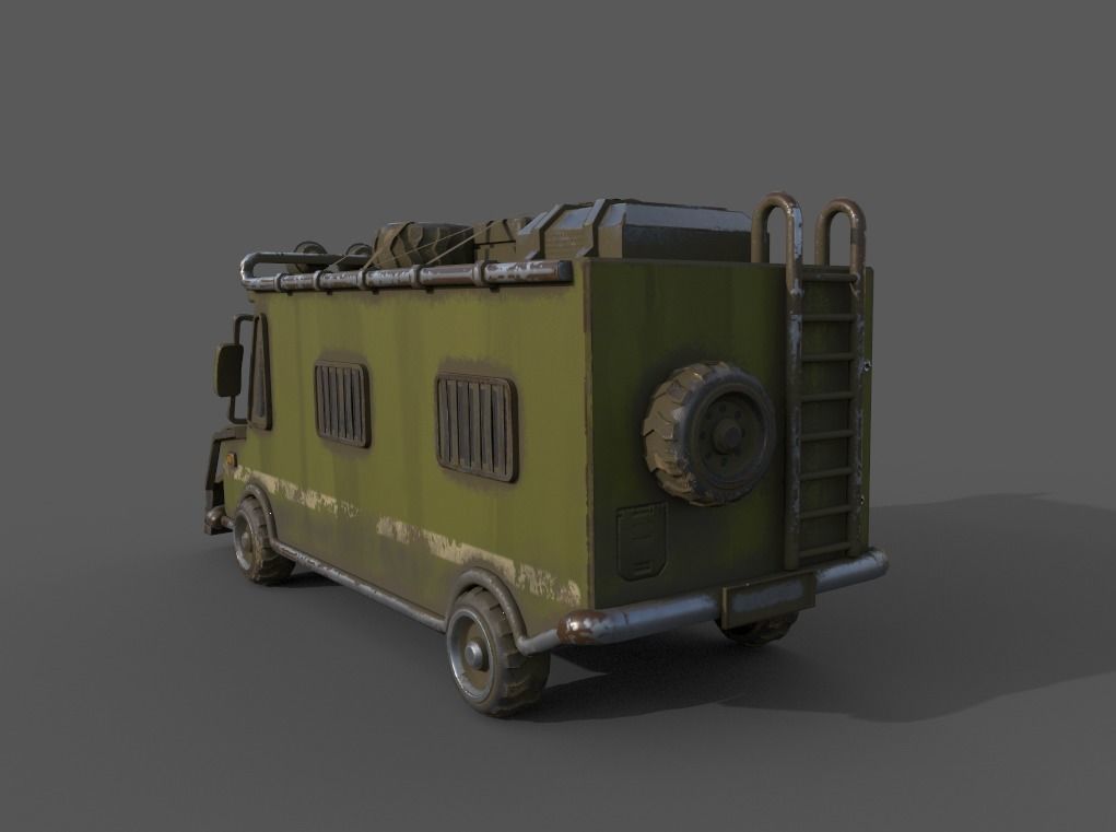 3D model Game Ready Van VR / AR / low-poly | CGTrader