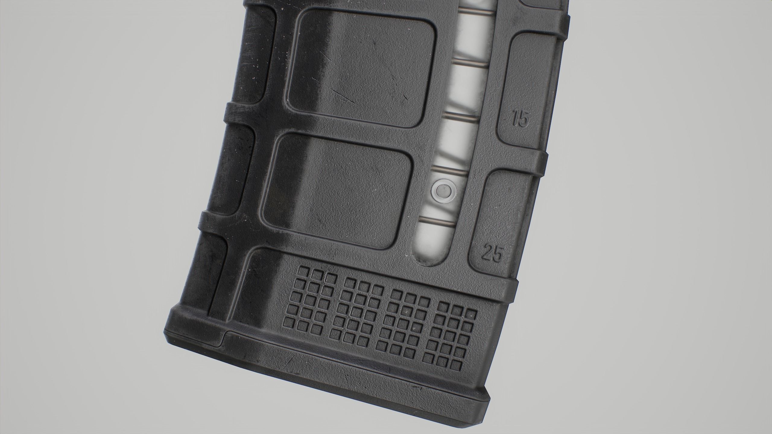 3D model M4 AR15 MAGPUL PMAG Gen 3 30rd - Lowpoly PBR Magazine VR / AR ...