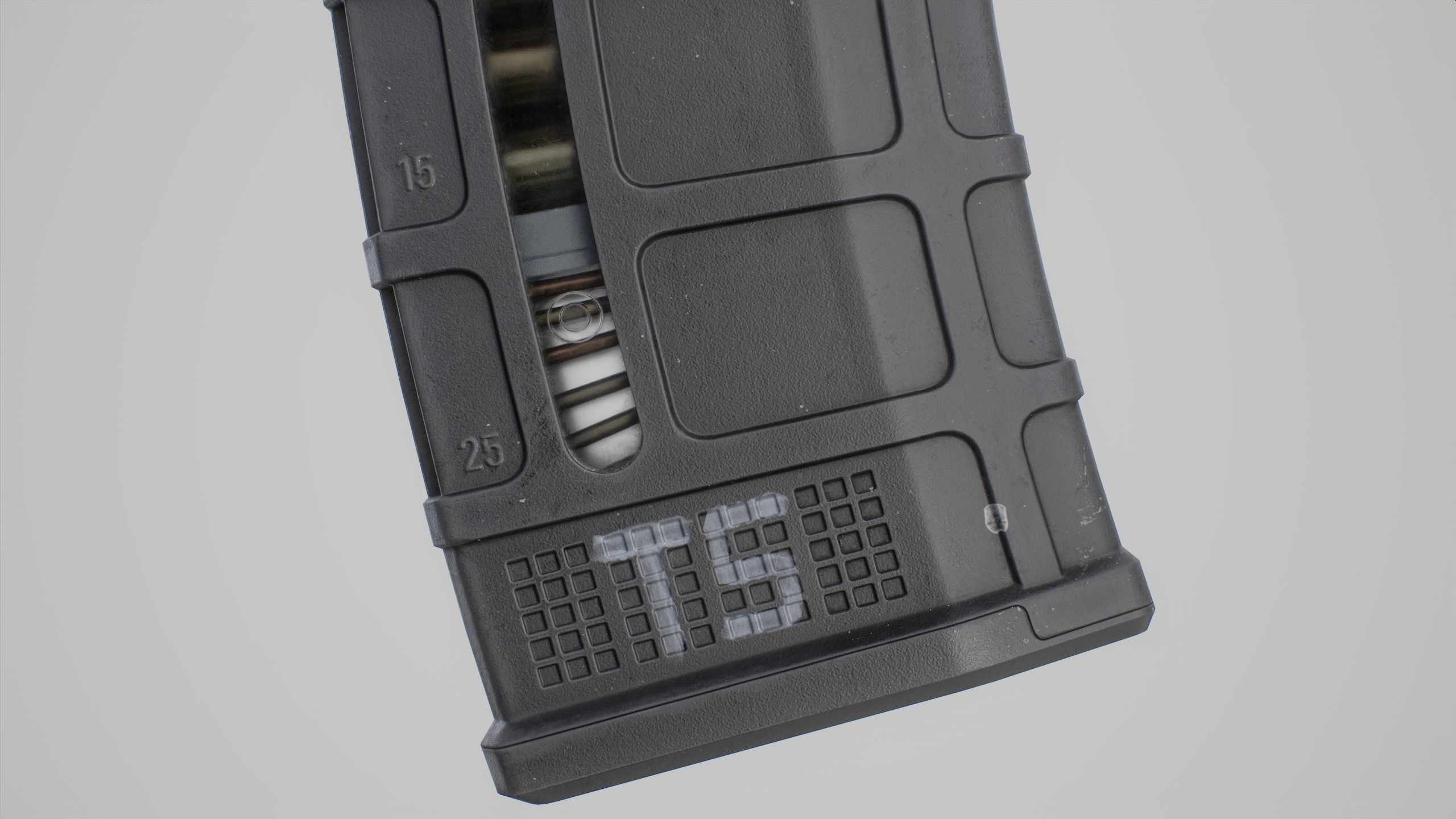 3D model M4 AR15 MAGPUL PMAG Gen 3 30rd - Lowpoly PBR Magazine VR / AR ...