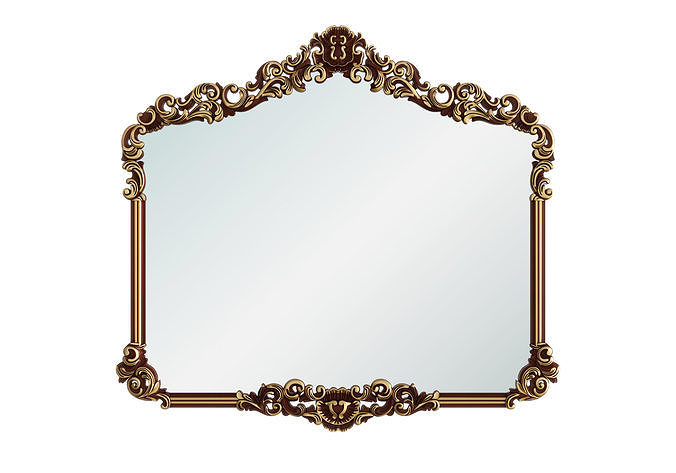 Classic Luxury Mirror 3D model | CGTrader