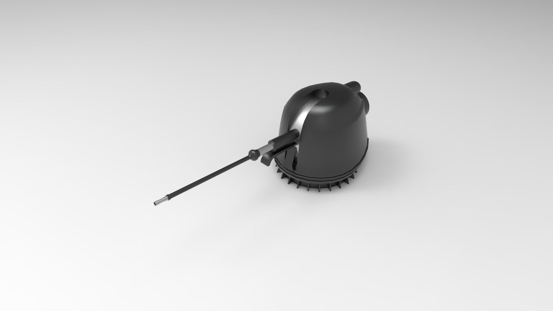 OTO Melara Naval gun 76mm 3D model 3D printable | CGTrader