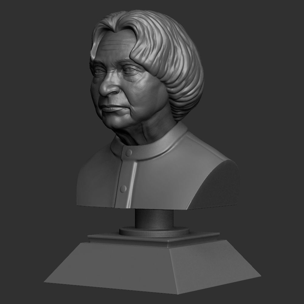 APJ Abdul Kalam Azaad Bust 3D model 3D printable | CGTrader