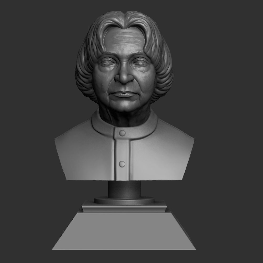 APJ Abdul Kalam Azaad Bust 3D model 3D printable | CGTrader