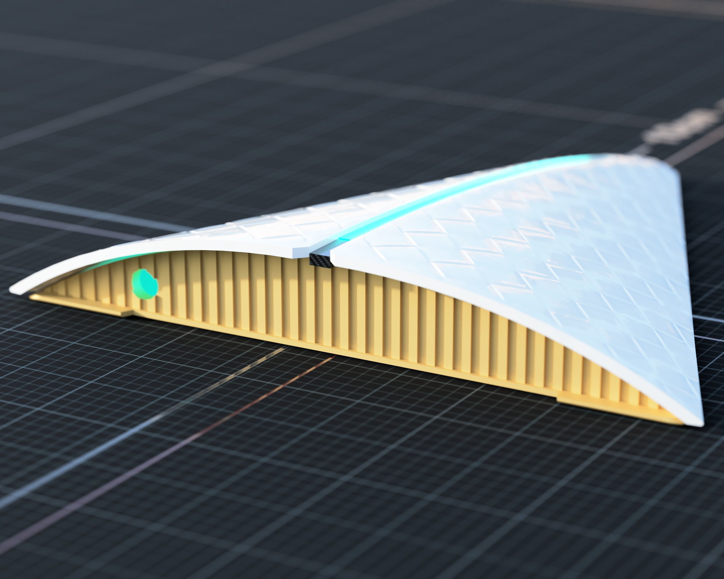 Horizon- Inspired Focus Prop with Texture for 3D Printing 3D model 3D ...