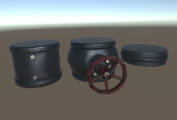 3D model Modular Pipework System VR / AR / low-poly | CGTrader