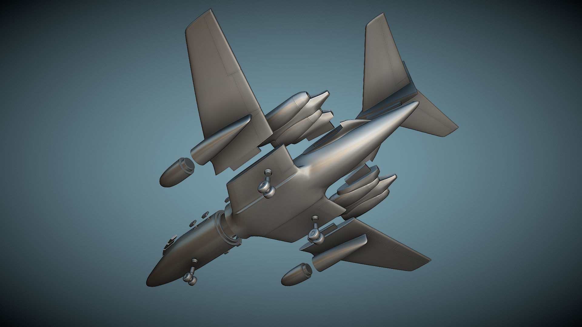 Lockheed C-140 JetStar - 3D Printable Model 3D model 3D printable ...