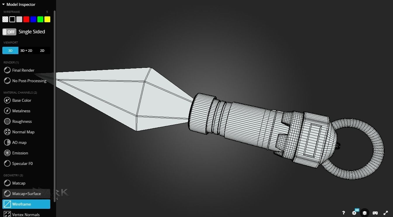 3D model Explosive Kunai VR / AR / low-poly | CGTrader