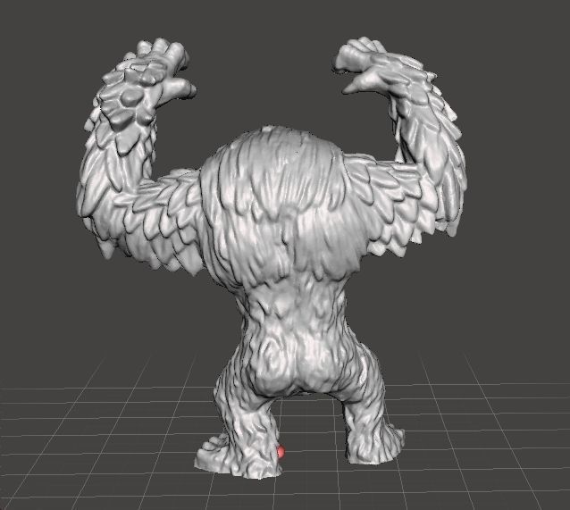 OWLBEAR CREATURE MINIATURE MODEL FOR FANTASY GAMES DND AND RPG 3D model ...