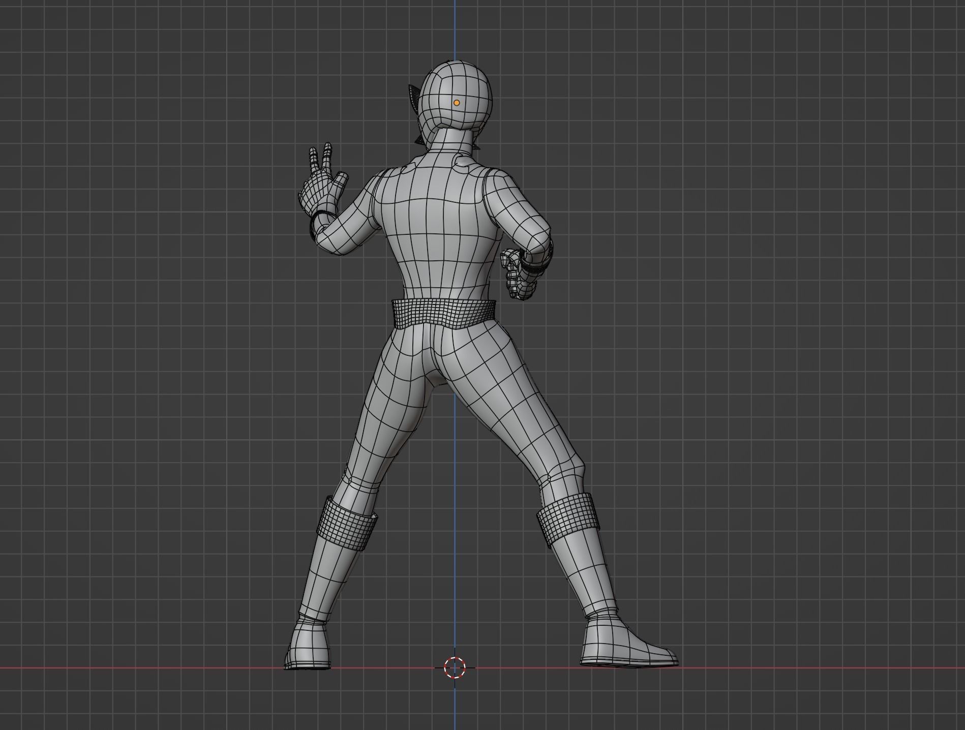 Blue Samurai Ranger - Power Rangers Samurai 3D model rigged | CGTrader