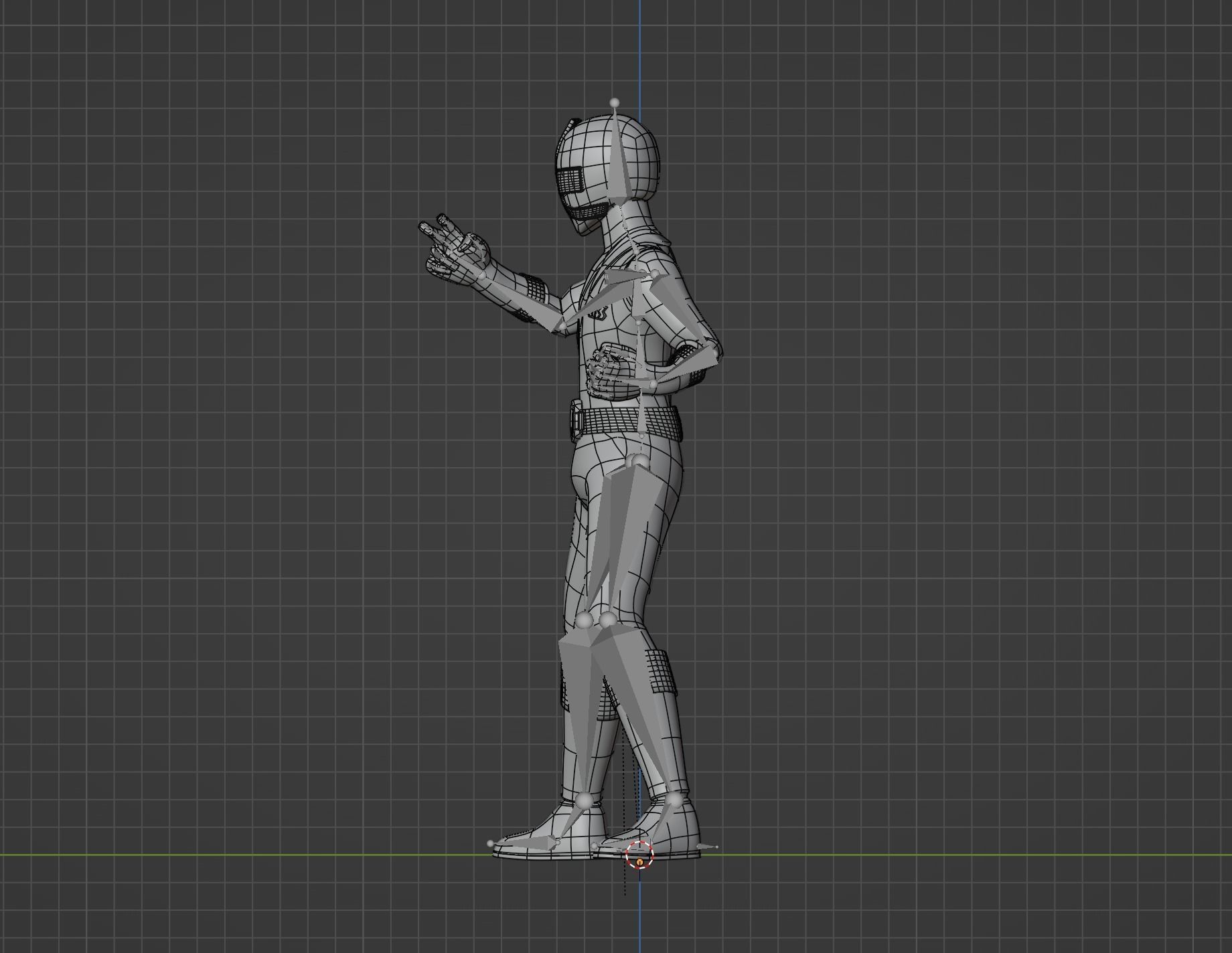Green Samurai Ranger - Power Rangers Samurai 3D model rigged | CGTrader