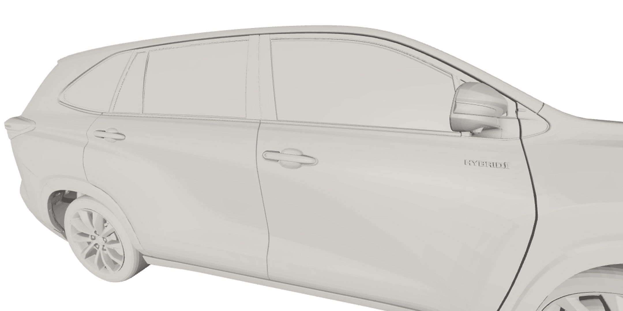 3D model Toyota Innova Hycross VR / AR / low-poly | CGTrader