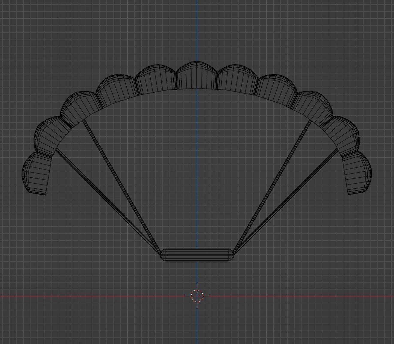 3D model Parachute Low Poly VR / AR / low-poly | CGTrader