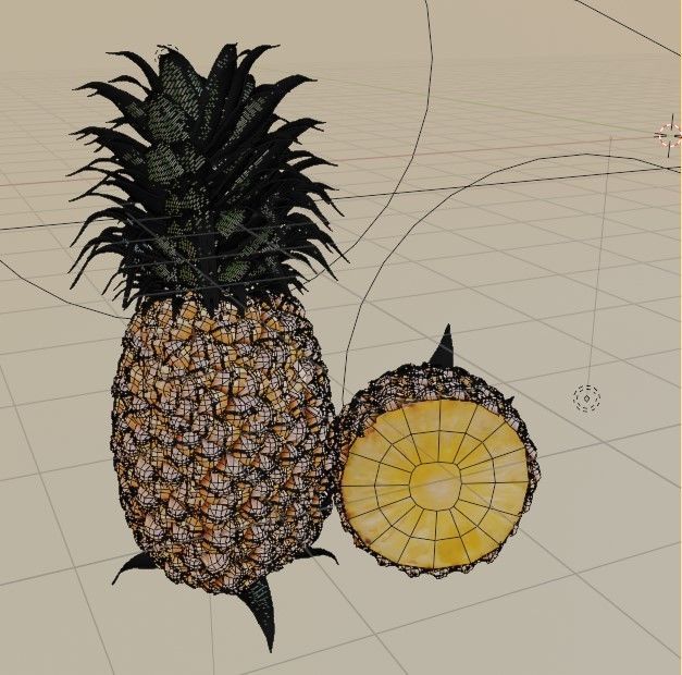 Fresh pineapple Fruit 3D model | CGTrader