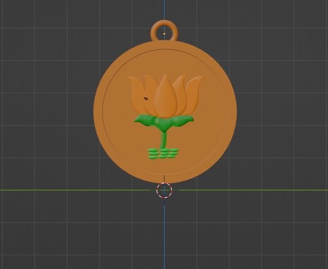 BJP LOTUS Dollar Keychain 3D model | CGTrader