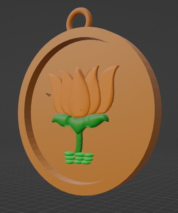 BJP LOTUS Dollar Keychain 3D model | CGTrader