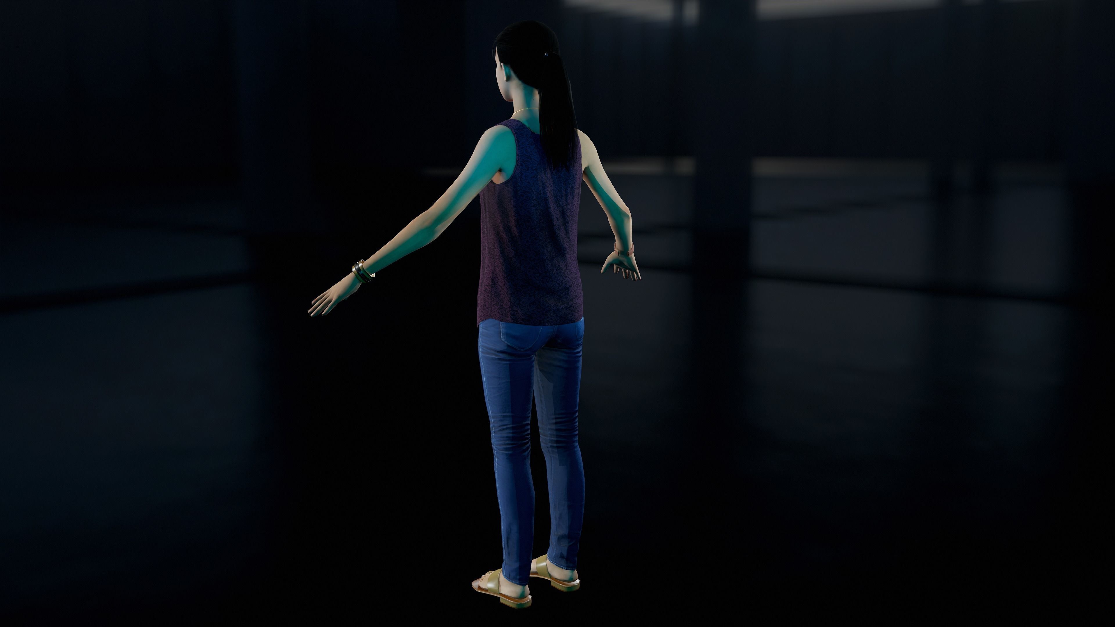 3D model JEN BEYOND- TWO SOULS VR / AR / low-poly | CGTrader