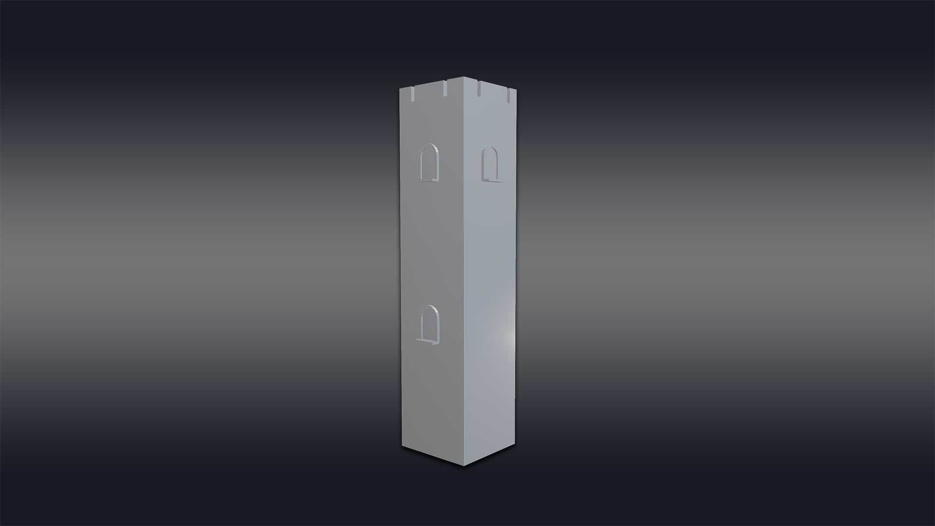 Column Castle Pillar - Tower free 3D model | CGTrader