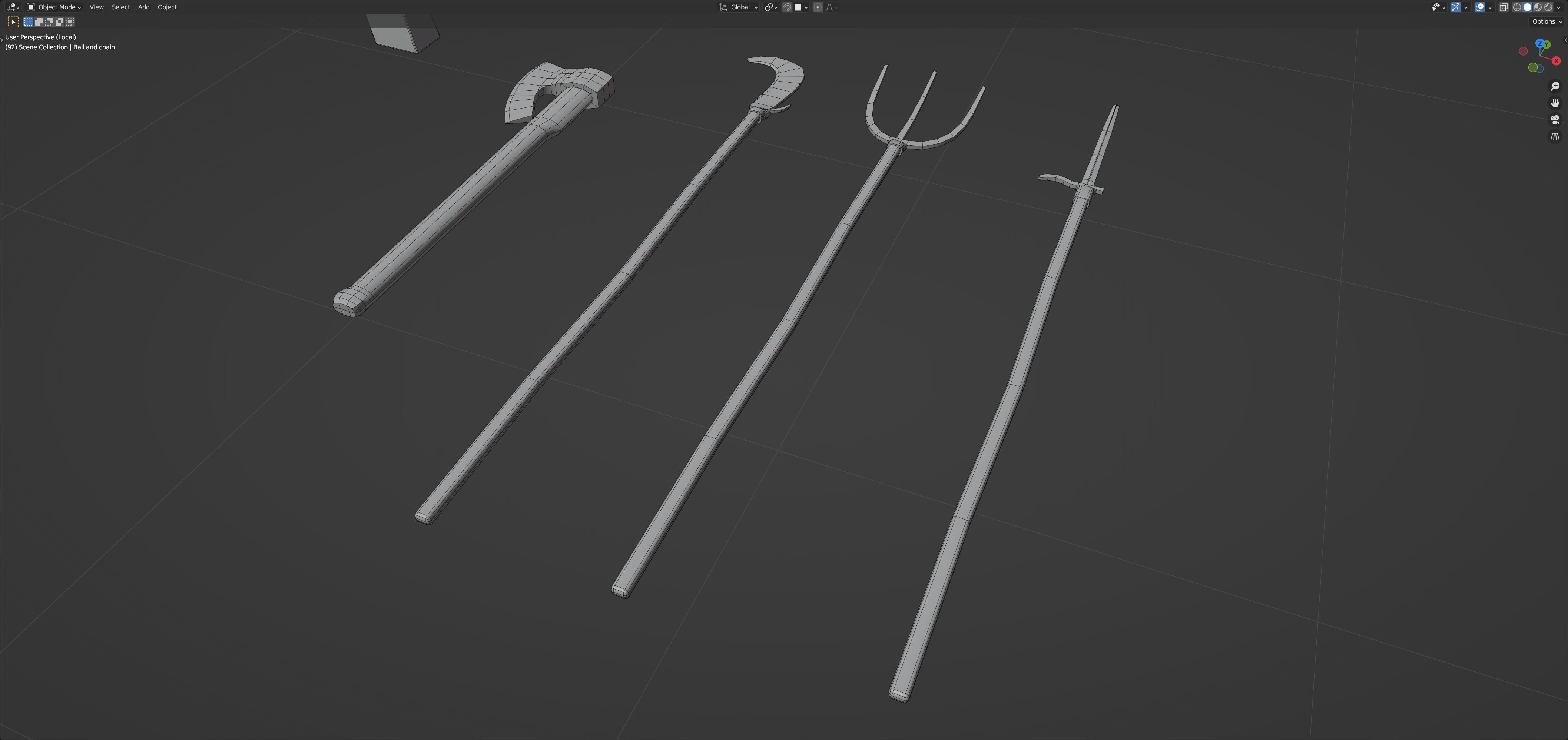 3D model Medieval blacksmith props VR / AR / low-poly | CGTrader