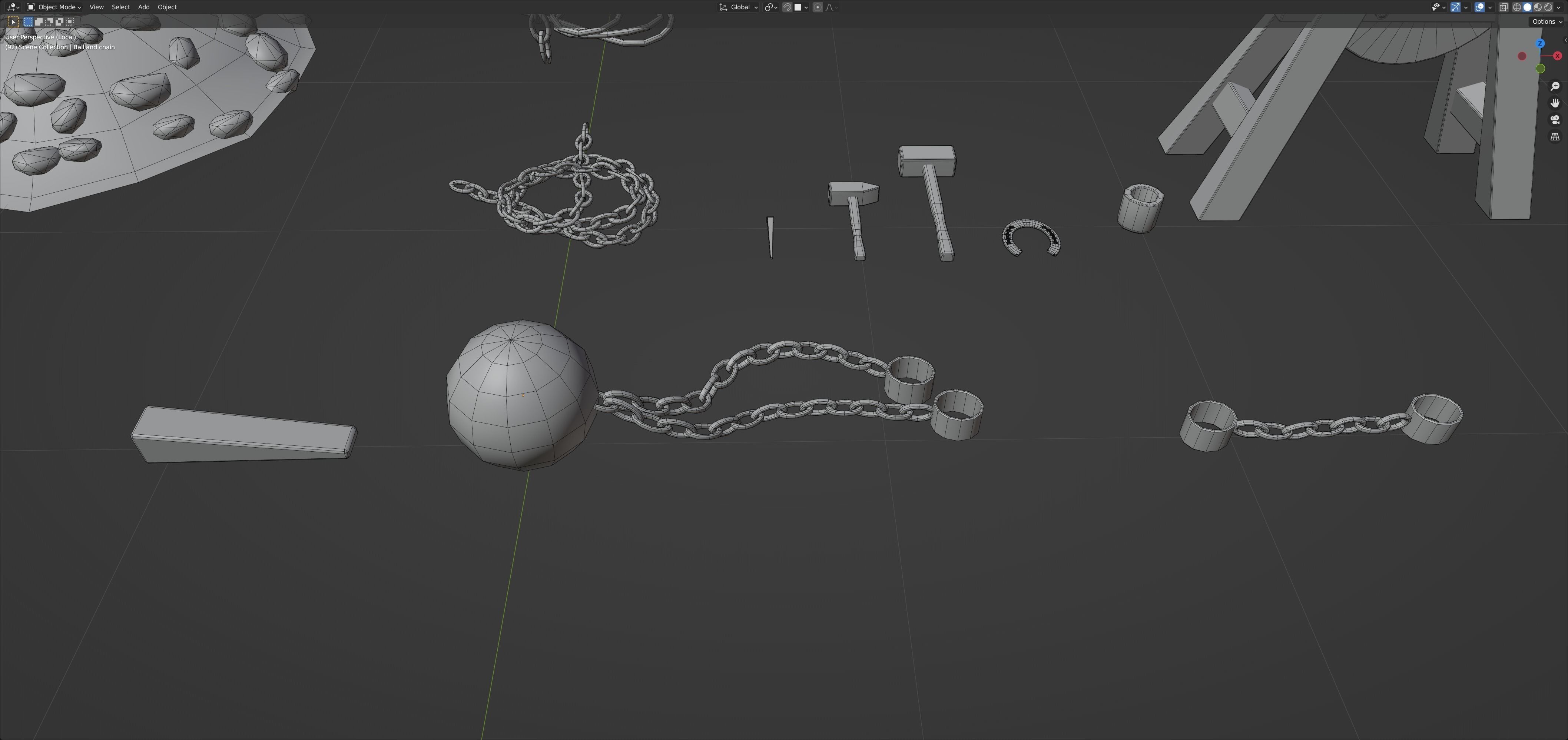 3D model Medieval blacksmith props VR / AR / low-poly | CGTrader