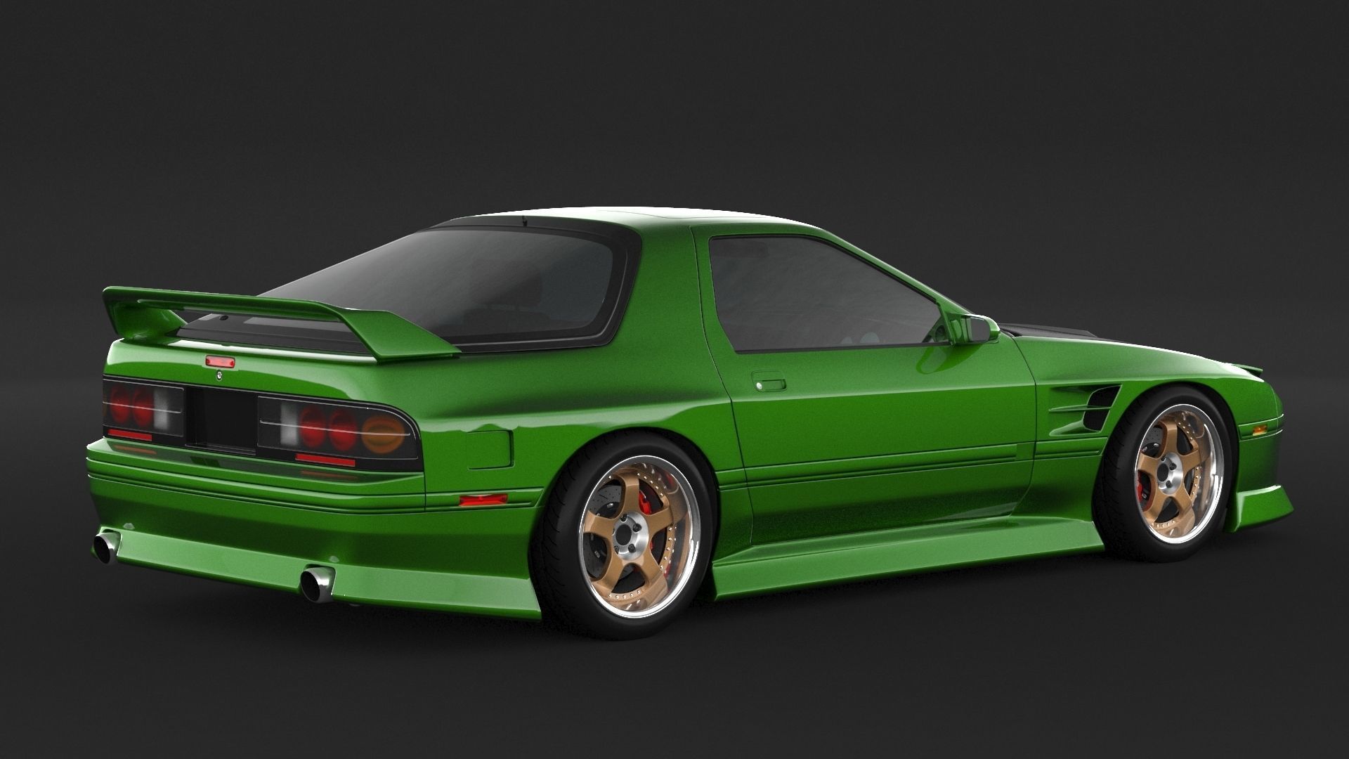 Mazda RX-7 FC3S 3D model | CGTrader
