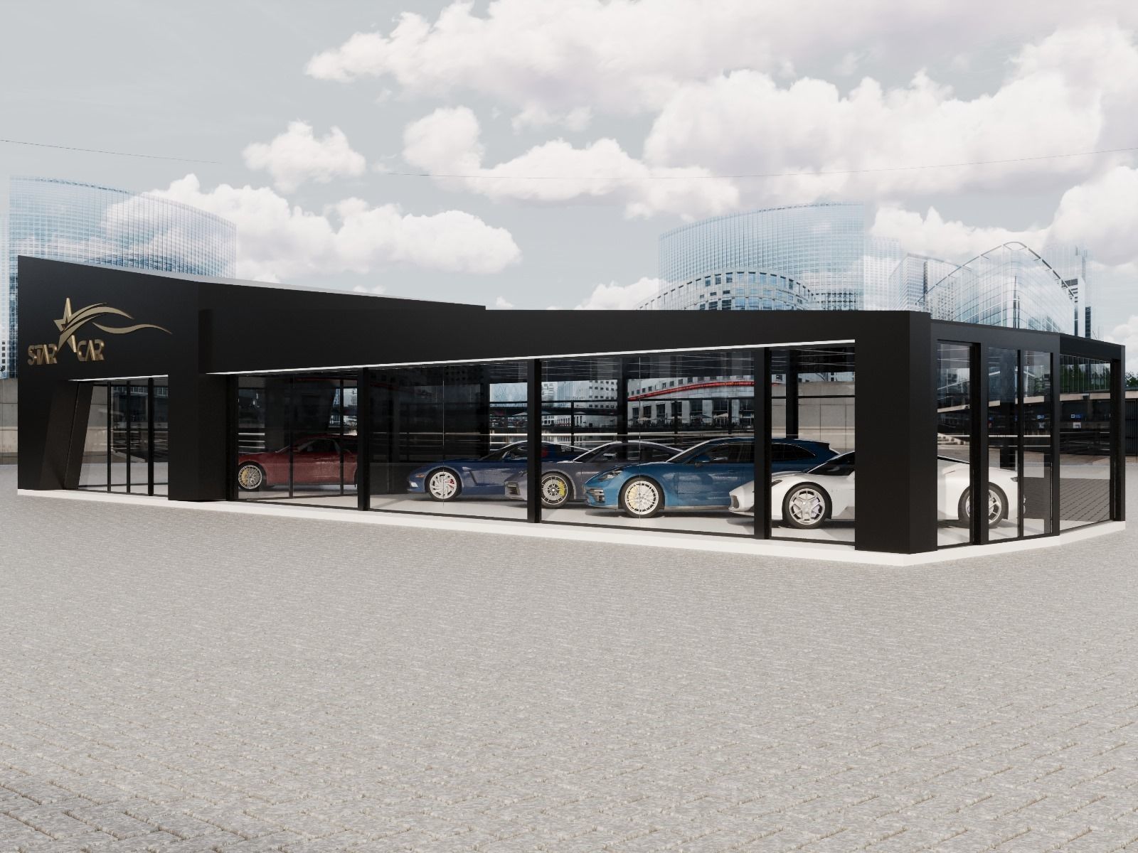 Starcar by FGM 3D model rigged | CGTrader