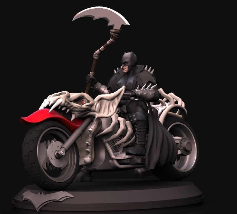 BATMAN DEATH METAL COLLECTION 3 MAIN CHARACTERS STL 3d printing 3D ...