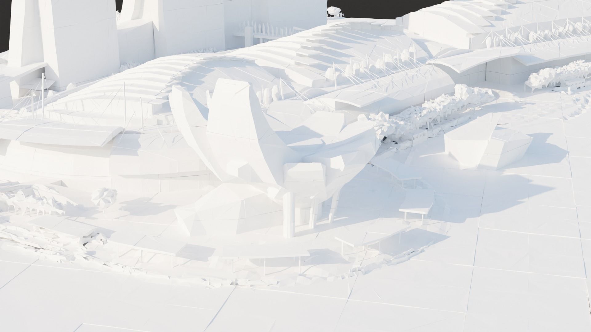 3D model Marina Bay Sands Singapore VR / AR / low-poly | CGTrader