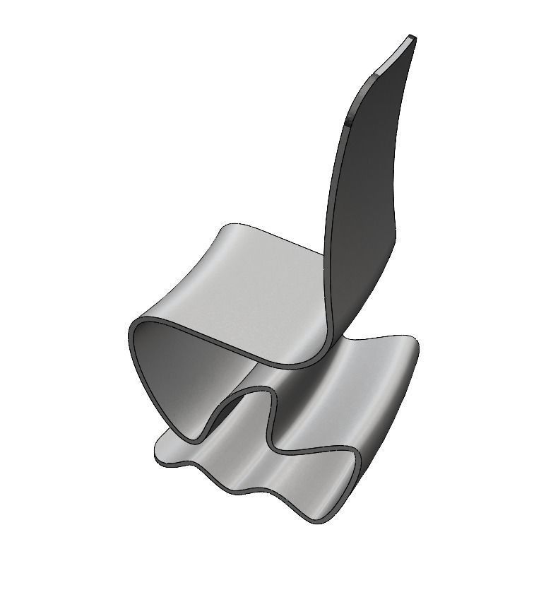 Chair figure 3D model 3D printable | CGTrader