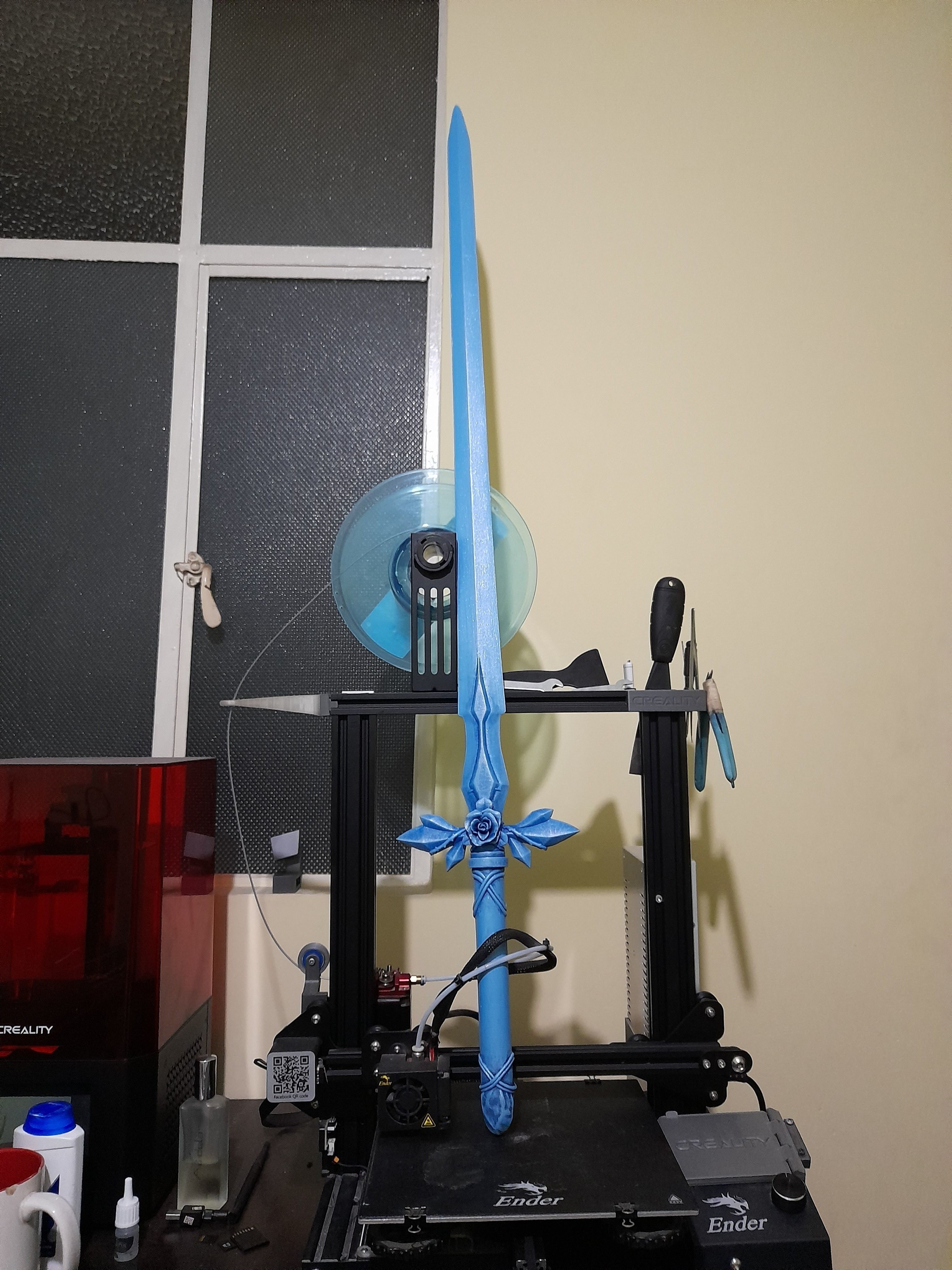 ESPADA BLUE ROSE SWORD ART ONLINE ALICIZAT 3D model 3D printable | CGTrader