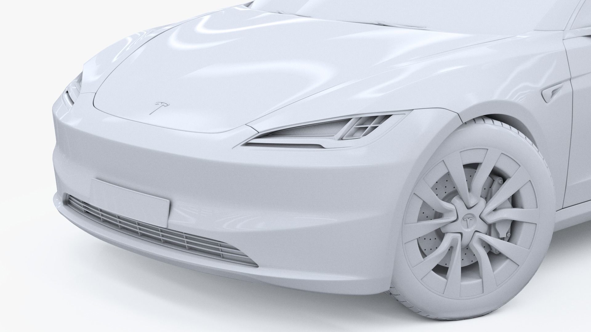 3D model 2023 Tesla Model3 VR / AR / low-poly | CGTrader