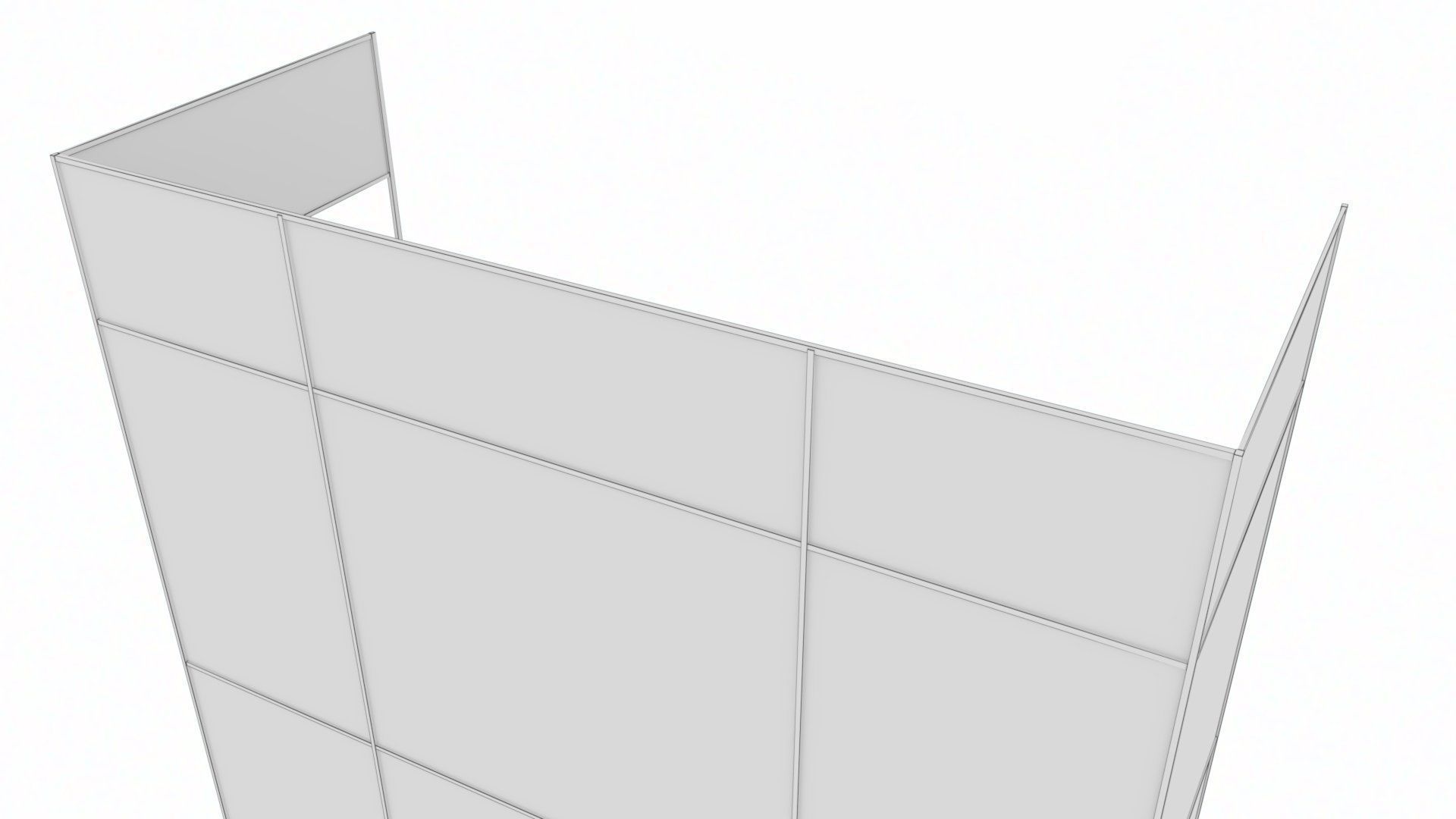 3D model Haki Stair Tower System with a Metal and Mesh Frame VR / AR ...