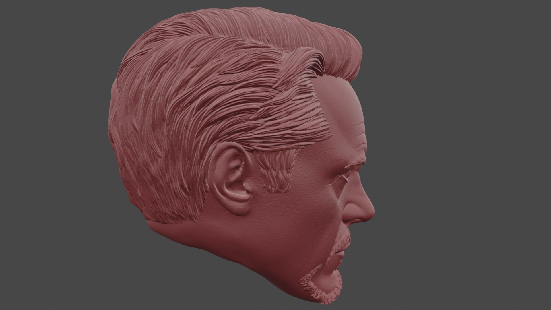 Tony Stark Iron man head sculpt for custom figures 3D model 3D ...